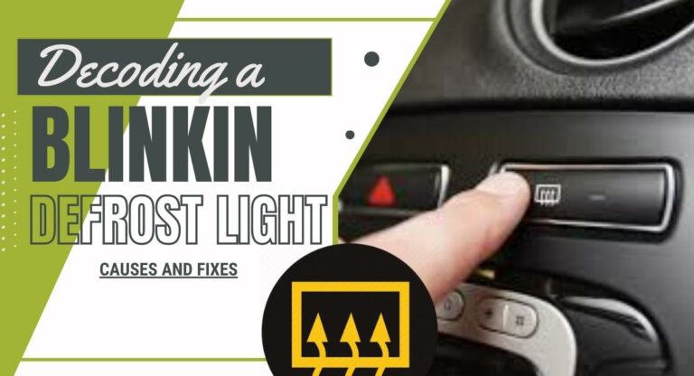 Decoding a Blinking Defrost Light: Causes and Fixes