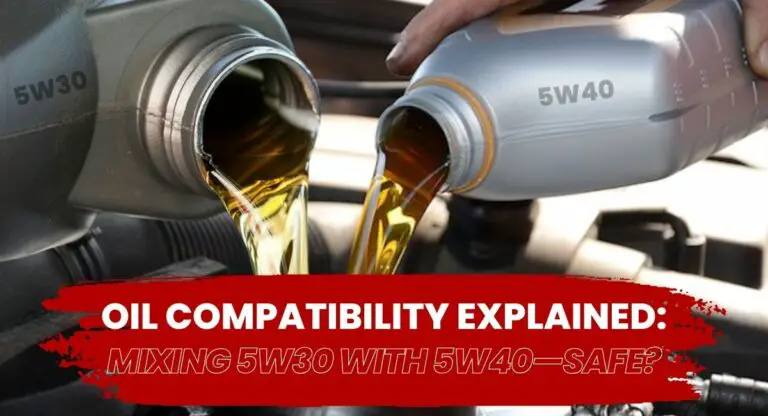 Oil Compatibility Explained: Mixing 5W30 with 5W40—Safe?